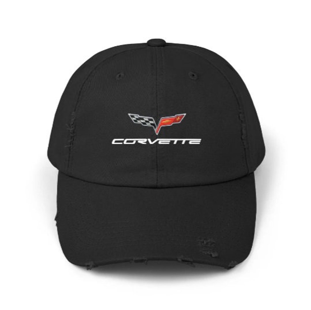 Distressed Hats Corvette C6 Baseball Cap Cotton Unisex Hats Summer ...