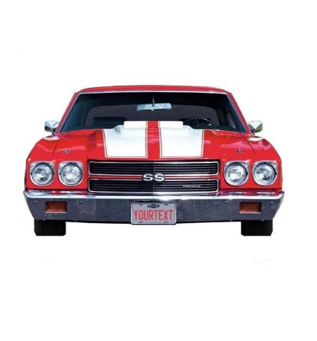 PERSONALIZED 1970 Chevelle SS Front Bumper Metal Chevrolet Sign ...
