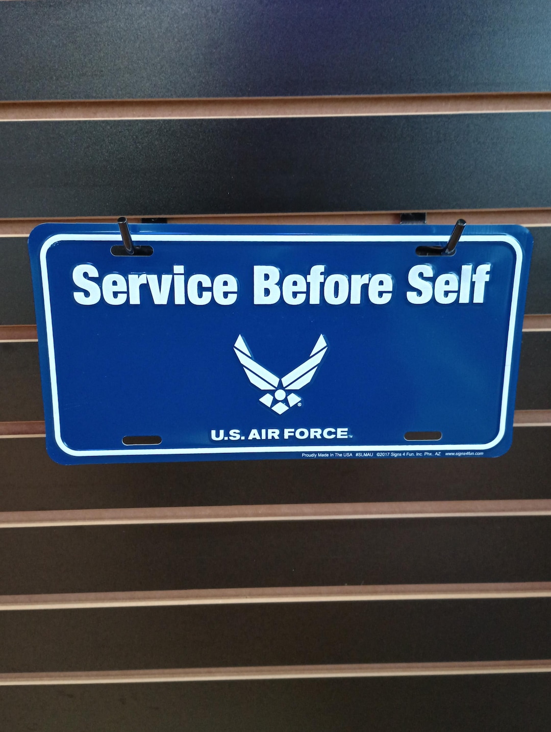 United States Air Force License Plate USAF Vanity Plate Service Before ...