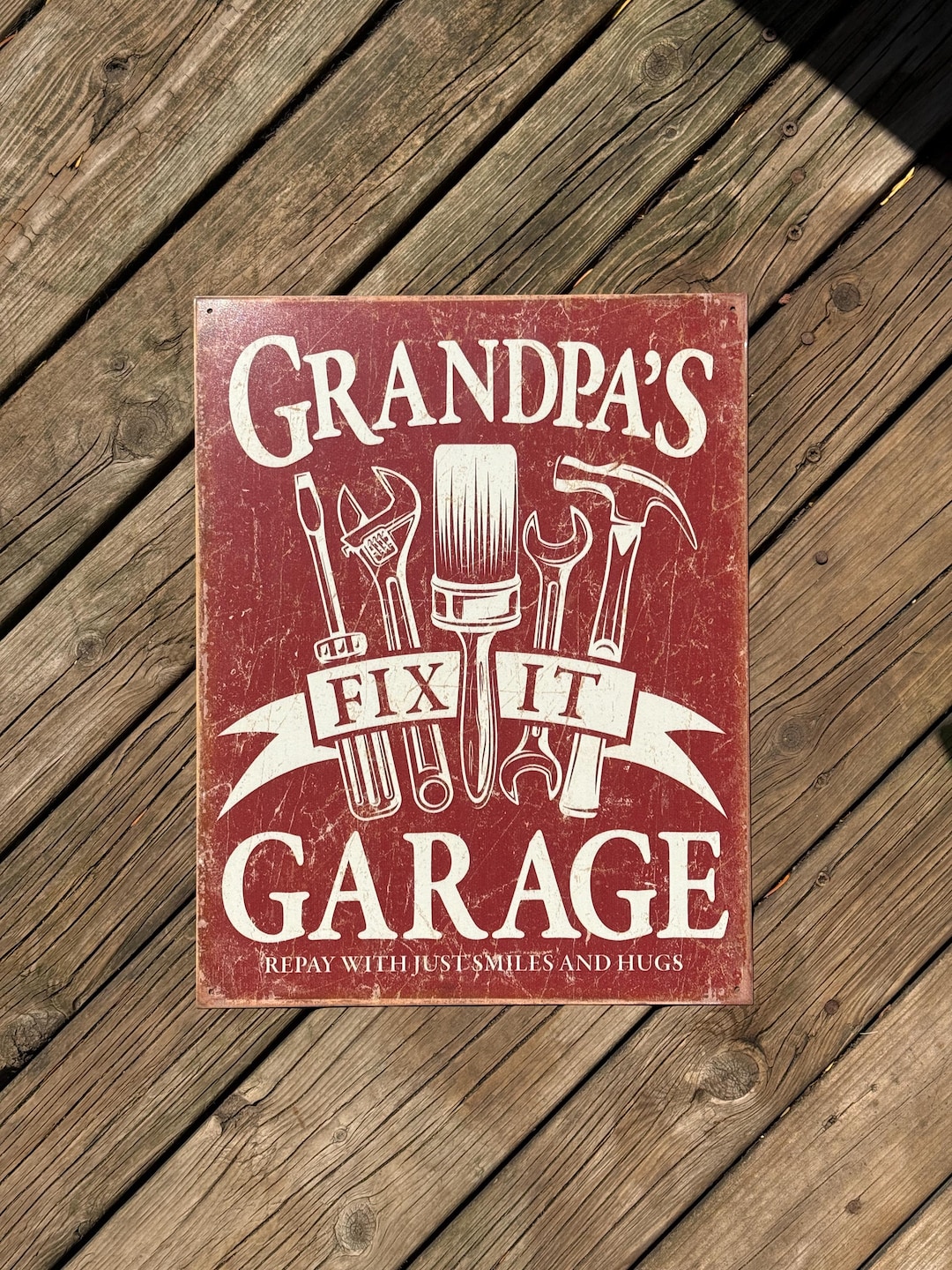 Grandpa's Garage Signs Garage Decor for Men Housewarming Gift for ...