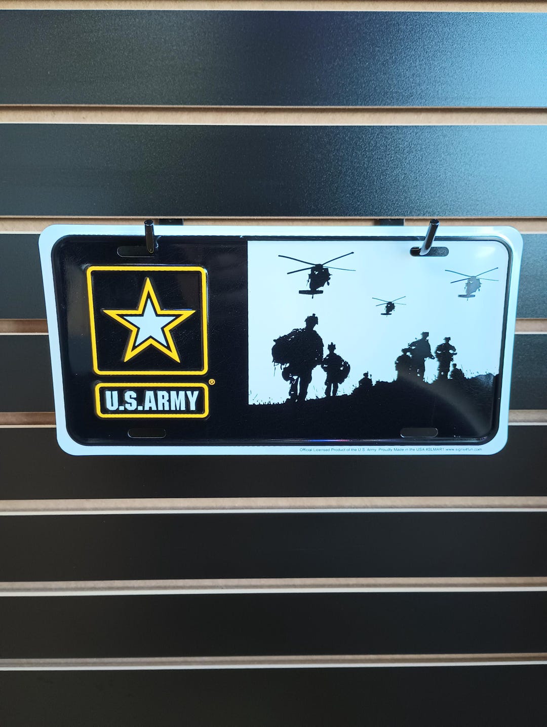 US Army Soldiers License Plate United States Army Vanity Plate Gifts ...