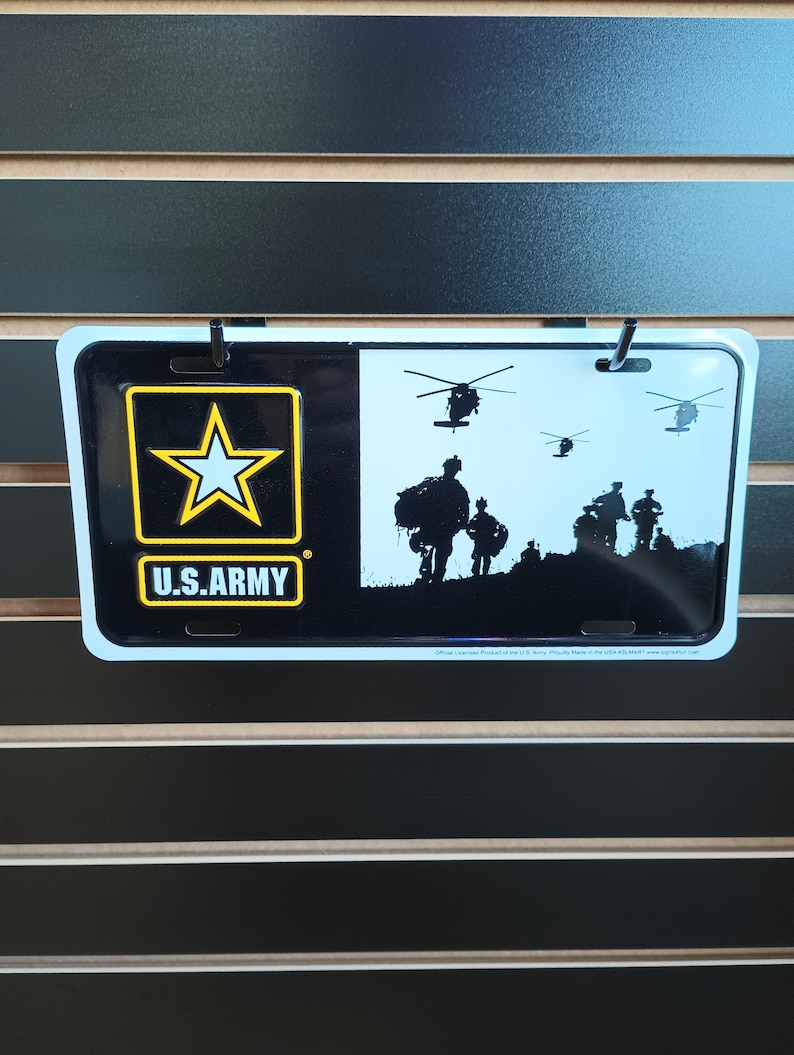 US Army Soldiers License Plate United States Army Vanity Plate Gifts ...