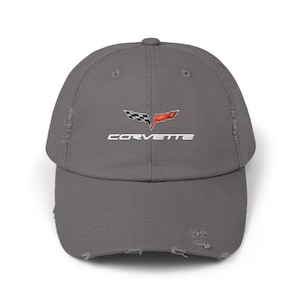 Distressed Hats Corvette C6 Baseball Cap Cotton Unisex Hats Summer ...
