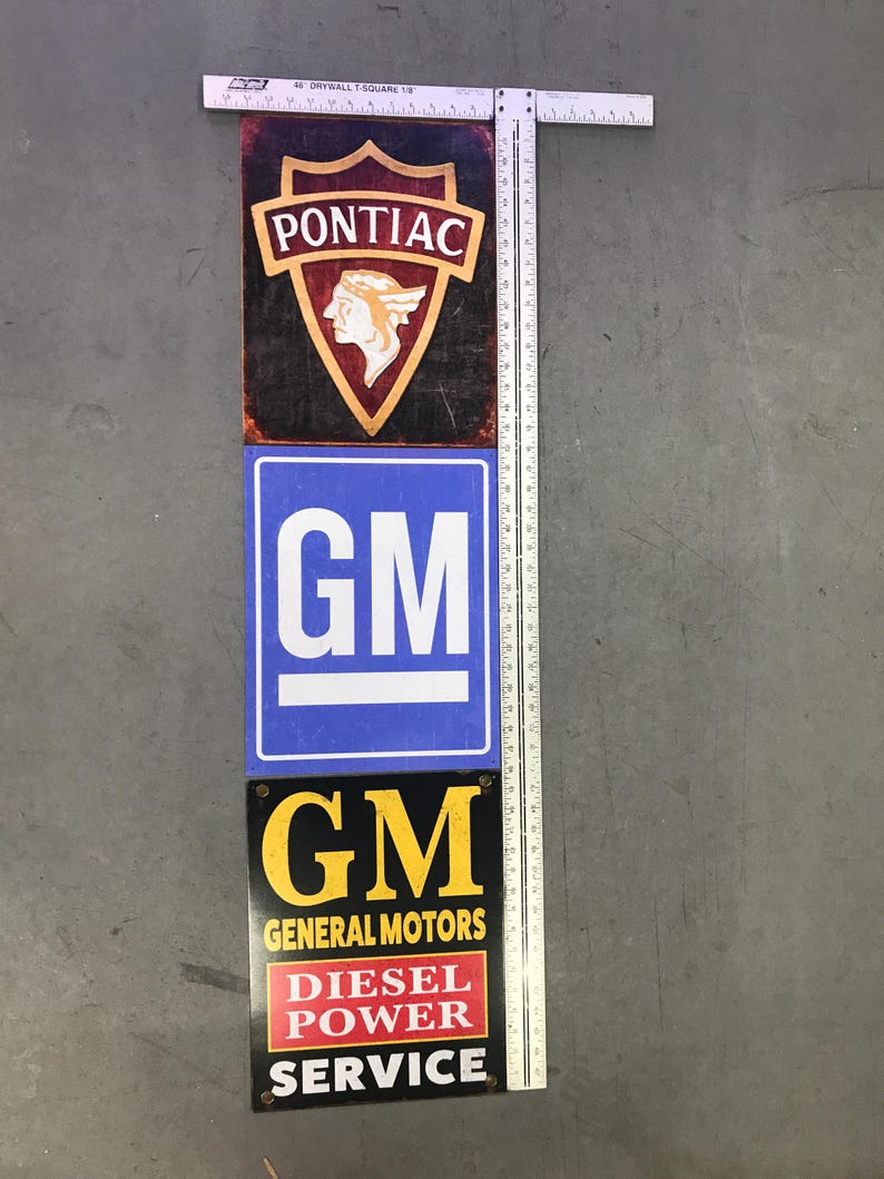 Pontiac Firebird Garage Sign GMC Garage Decor for Men Housewarming ...