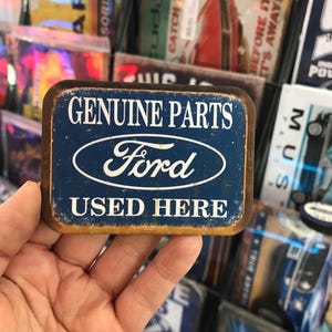 Ford Genuine Parts and Service Fridge Magnet Ford Garage Refrigerator ...