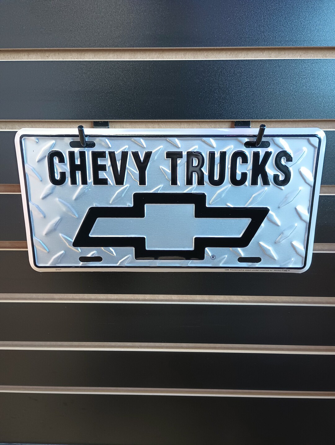 Chevy Trucks License Plate Chevrolet Truck Vanity Plate Garage Decor ...