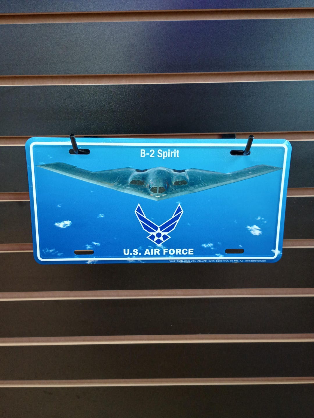 United States Air Force License Plate USAF B2 Spirit Vanity Plate Air ...