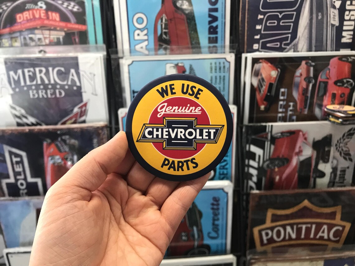 Chevy Fridge Magnet Chevrolet Garage Refrigerator Magnets GM Retirement ...
