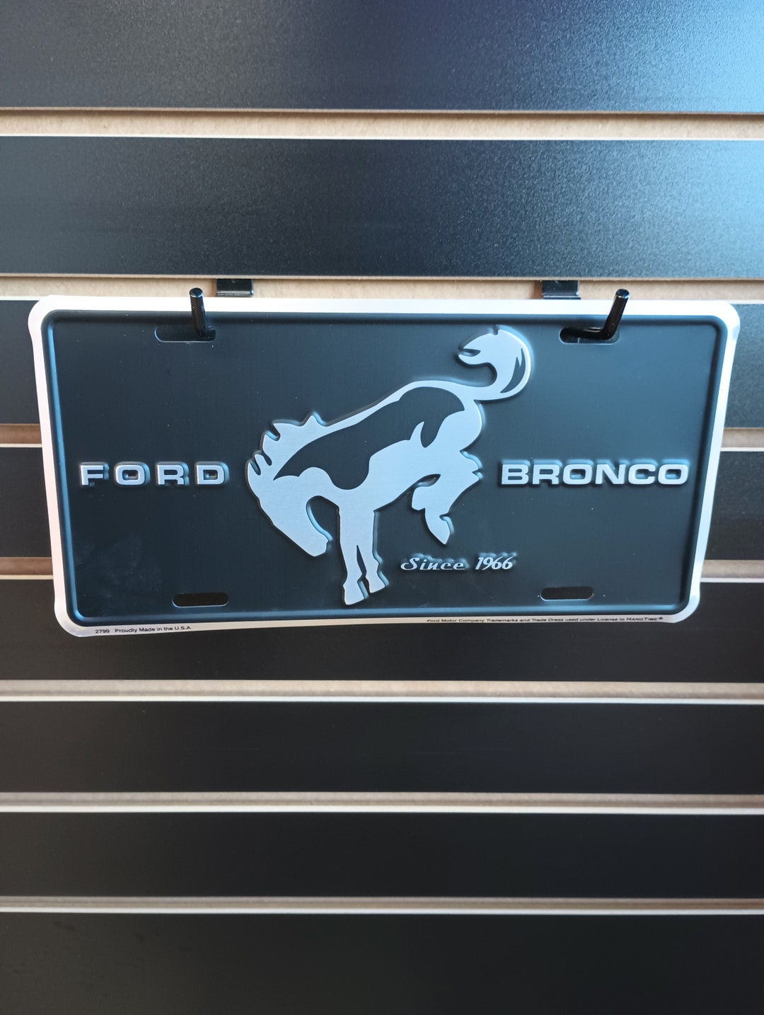 Ford Bronco License Plate Vanity Plate Boys Nursery Wall Decor American ...