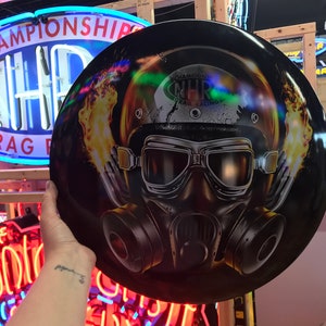 15" NHRA Game Face Metal Dome Sign Garage Decor Men Man Cave Wall Decor ...
