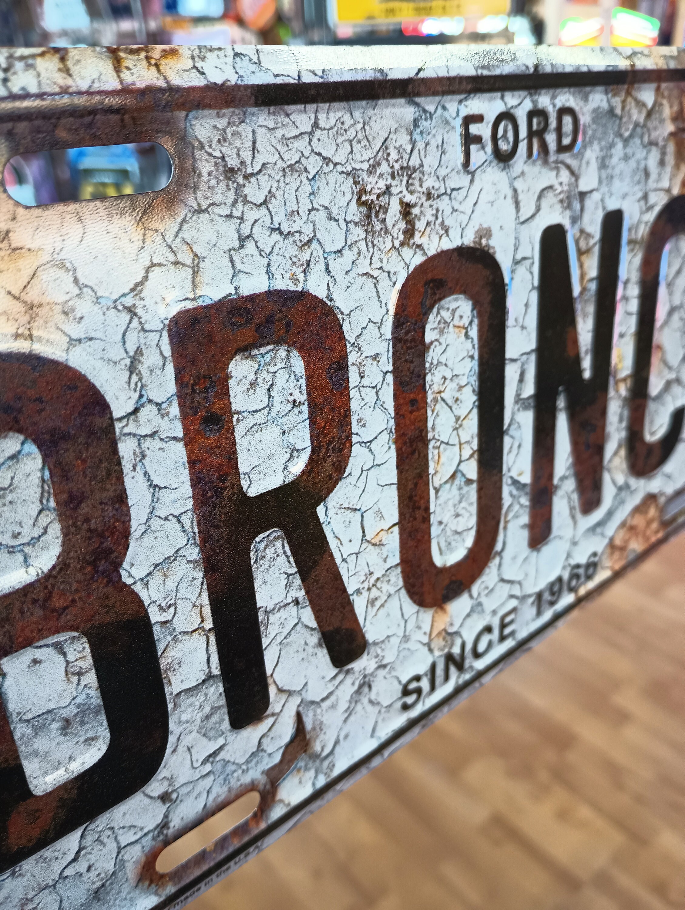 Ford Bronco License Plate Vanity Plate Boys Nursery Wall Decor American ...