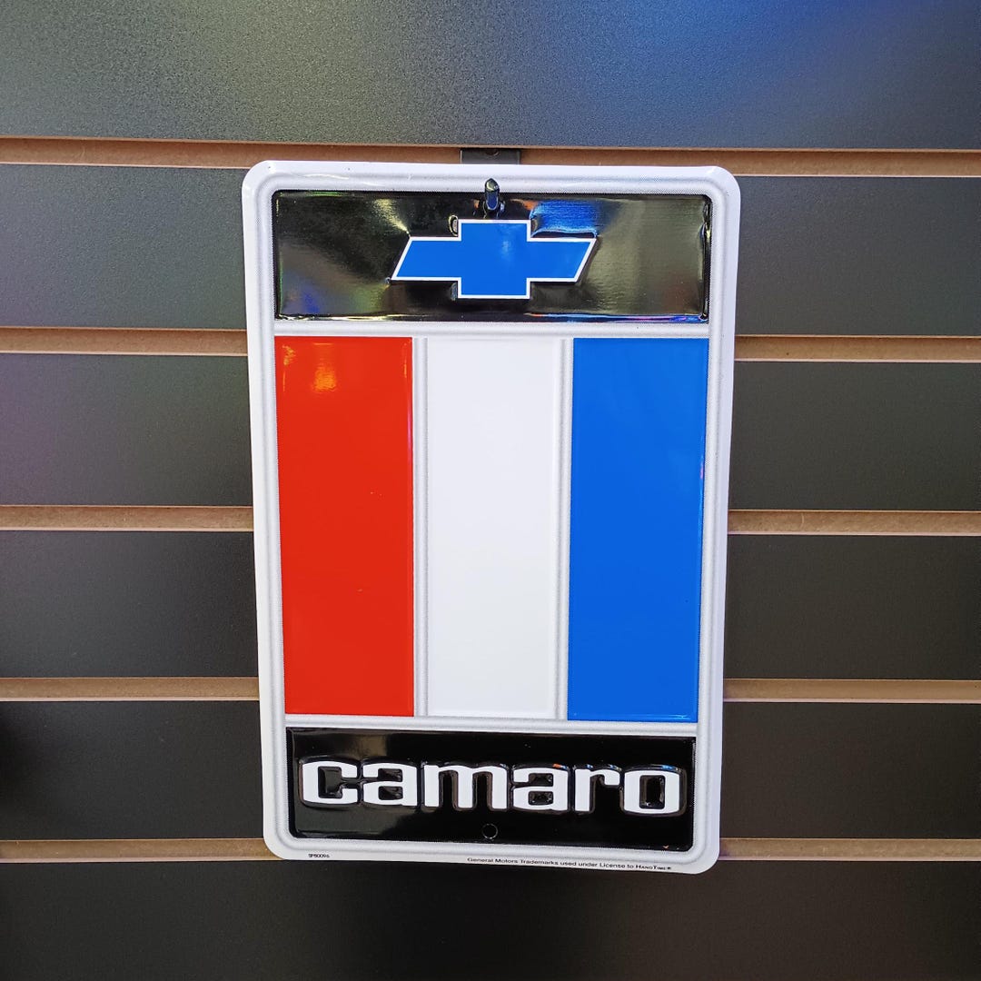Chevy Camaro Small Parking Sign Camaro Gifts for Car Guys 16th Birthday ...