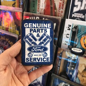 Ford Genuine Parts and Service Fridge Magnet Ford Garage Refrigerator ...