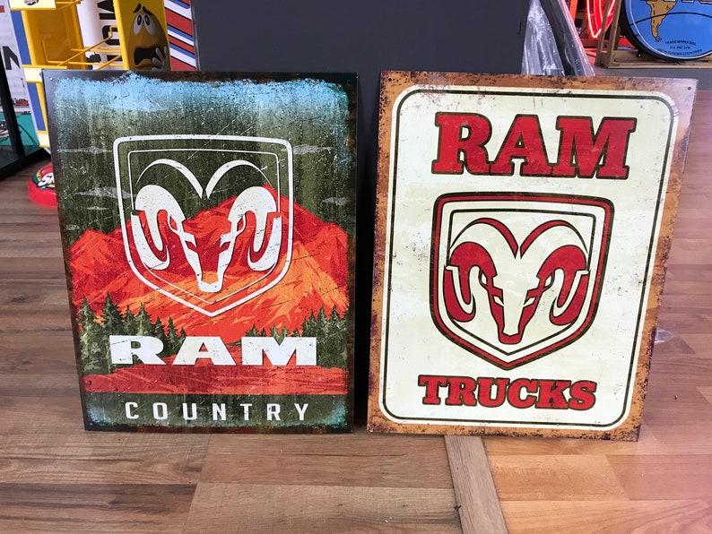 Dodge Ram Country Tin Sign Garage Decor for Men Housewarming Gifts for ...