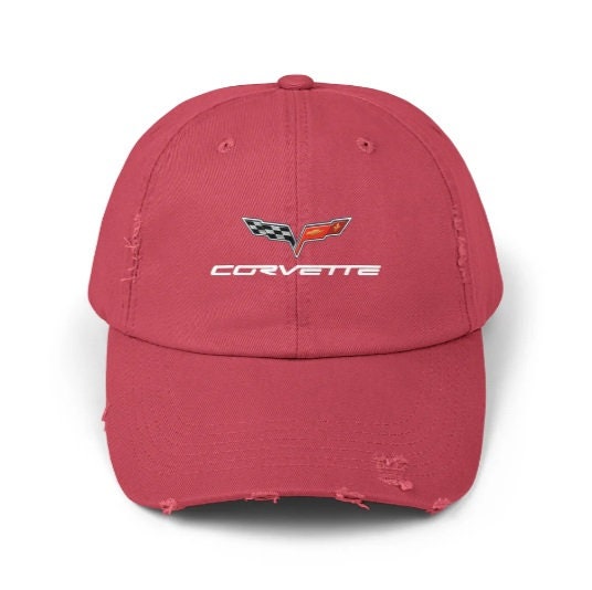 Distressed Hats Corvette C6 Baseball Cap Cotton Unisex Hats Summer ...