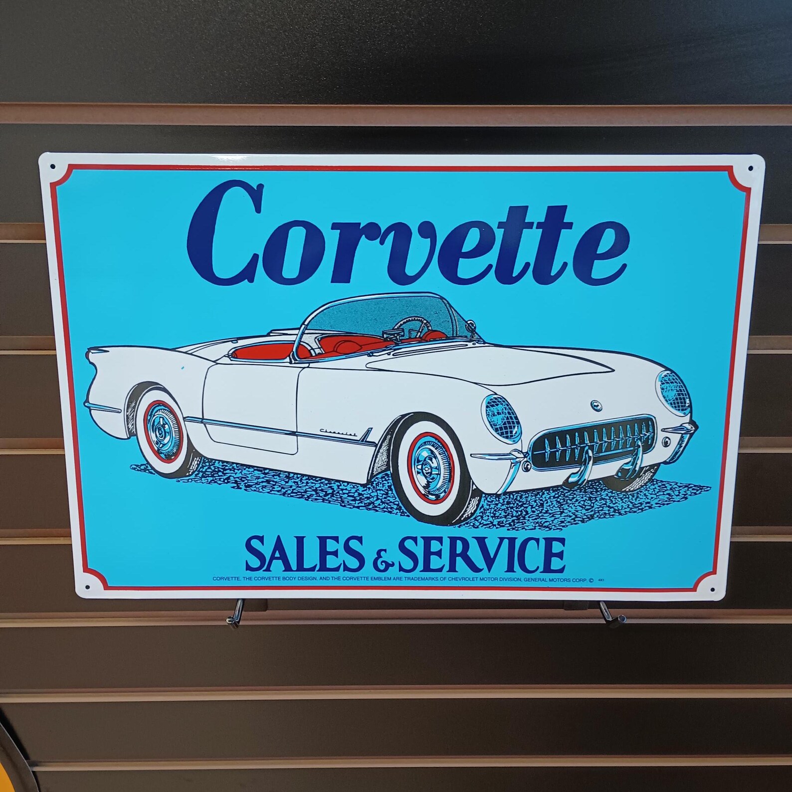 Corvette Sign Chevrolet Corvette Gifts for Car Guys 16th Birthday Gift ...