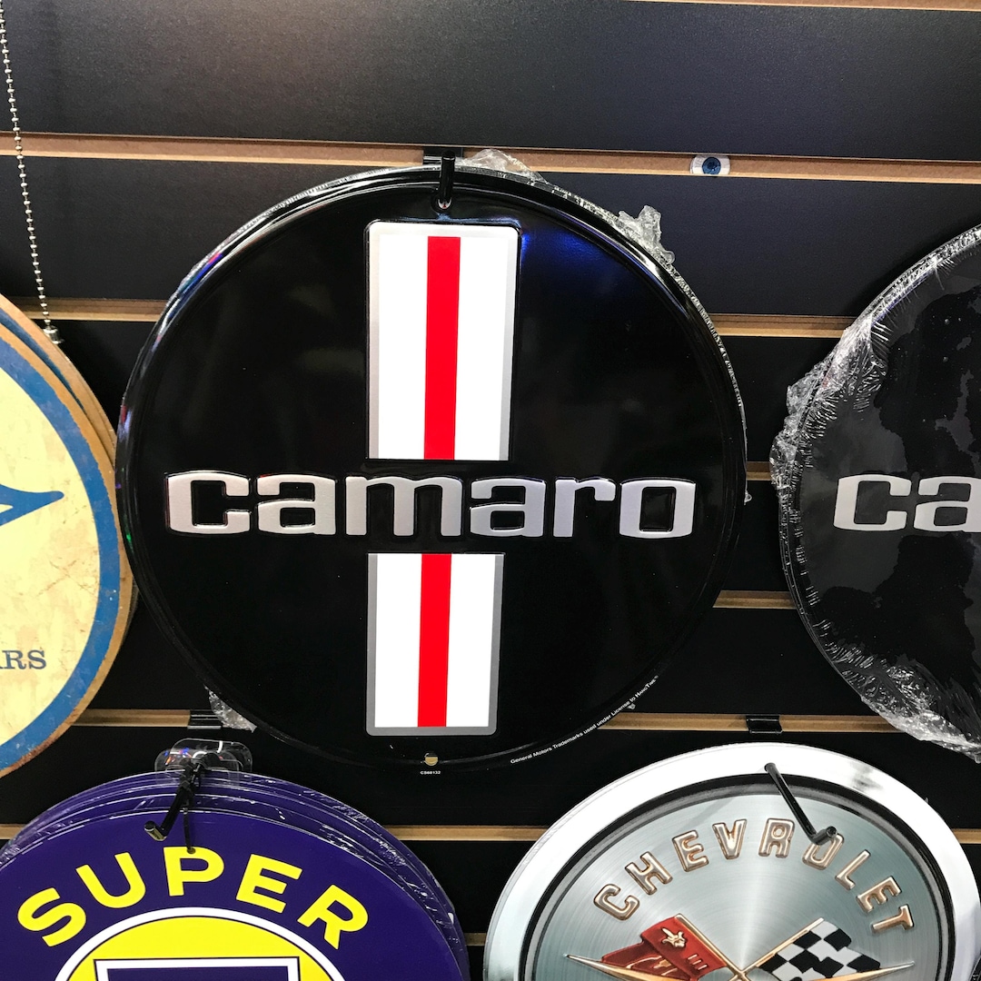 12" Chevrolet Camaro Sign Chevy Garage Decor for Men GMC Automotive ...