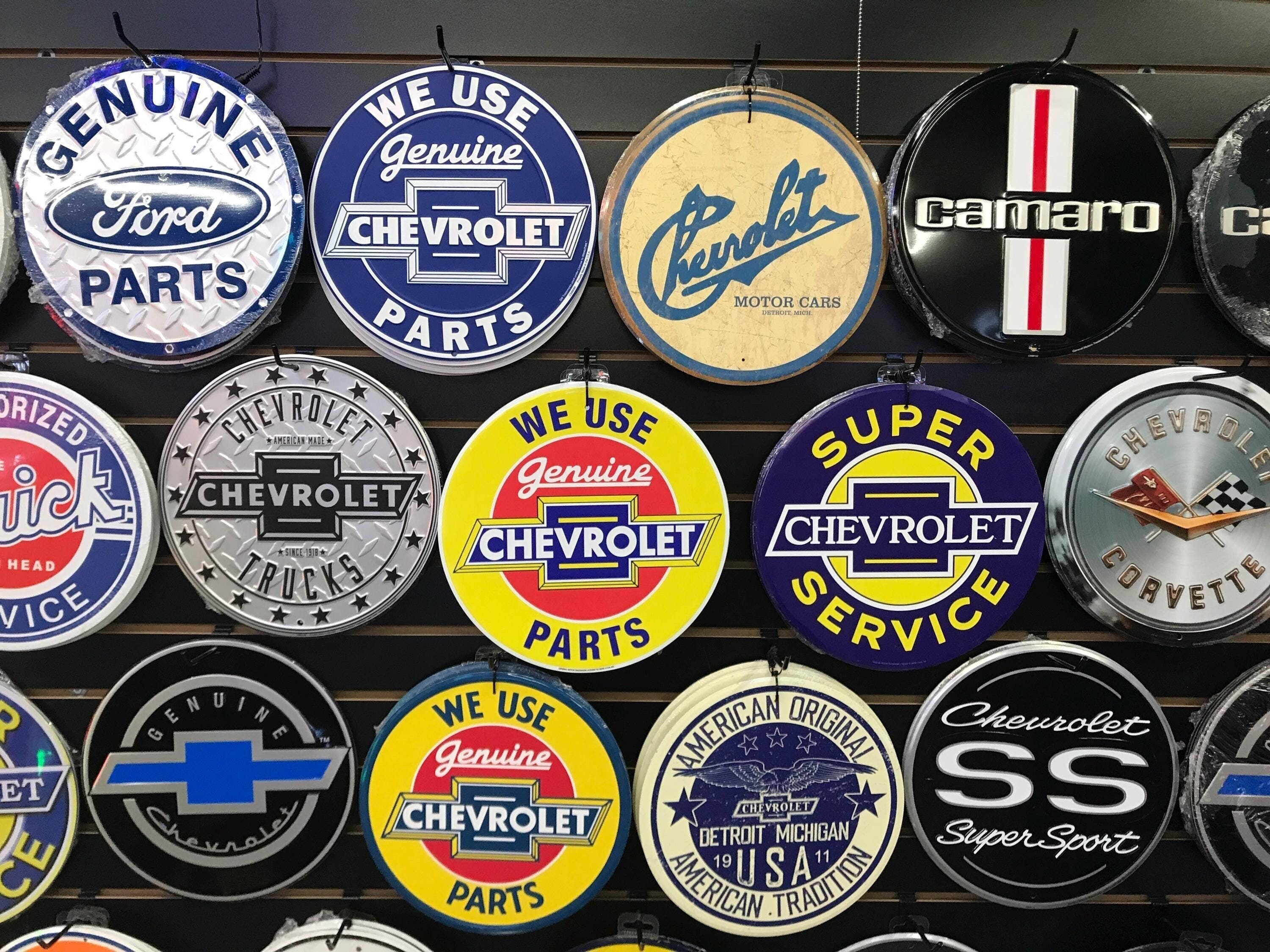 12" Chevrolet Bowtie Sign Genuine Chevy Garage Decor for Men GMC ...