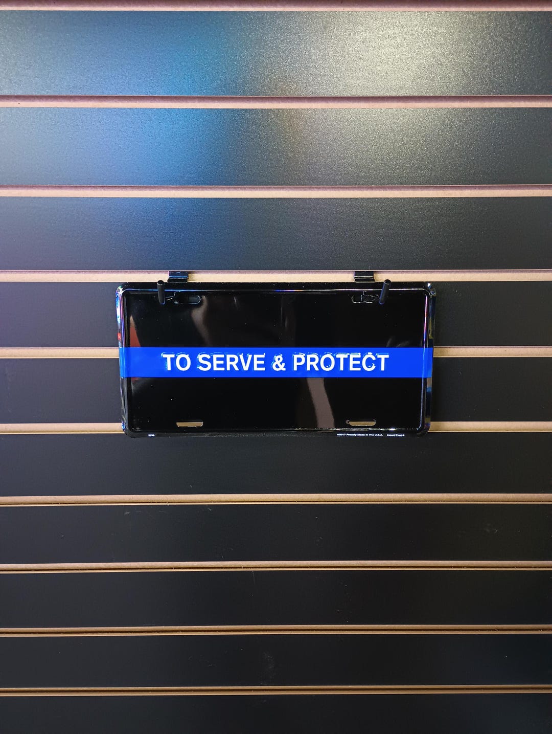 To Serve and Protect License Plate Police Vanity Plate Police Officer ...