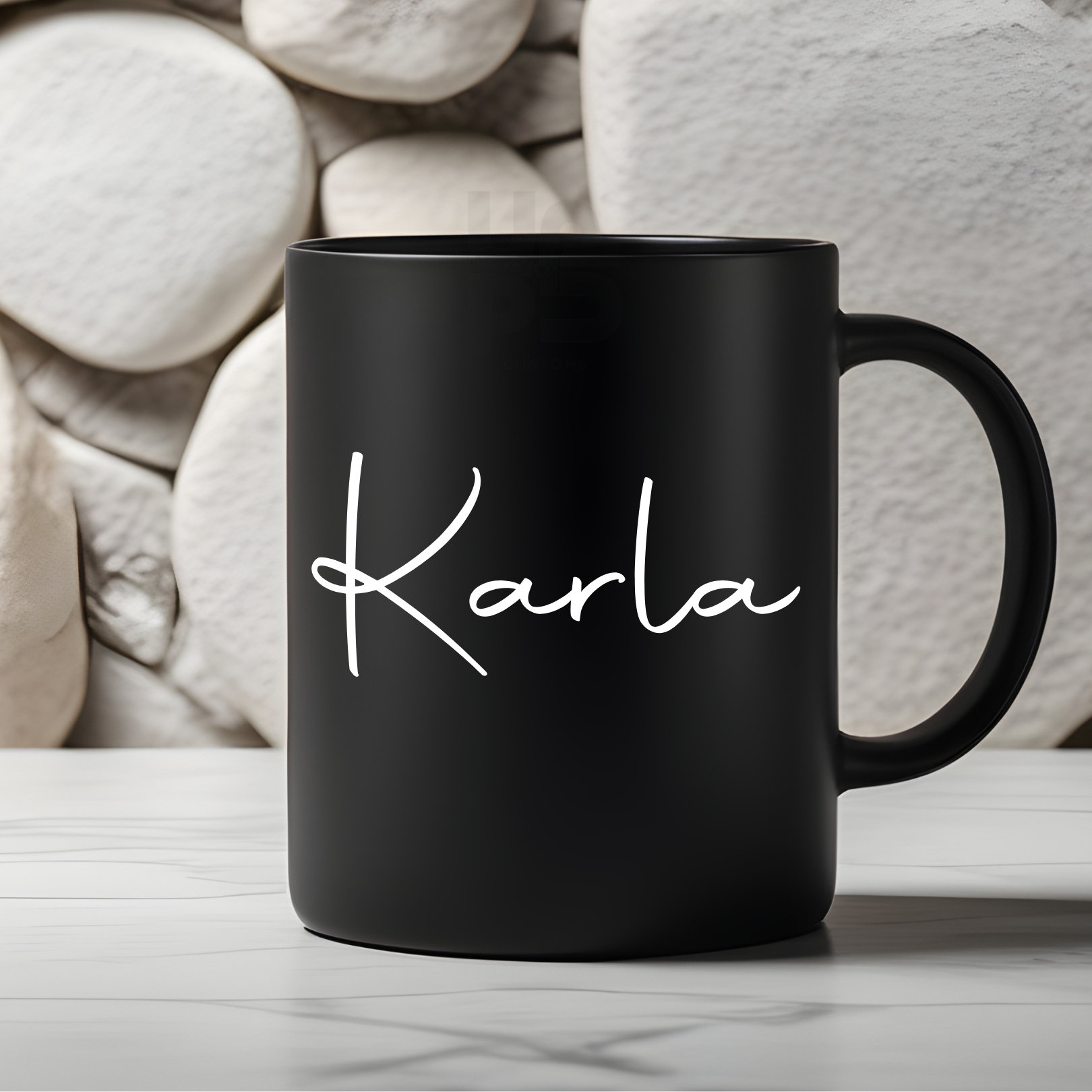 Custom Black Coffee Mug, Personalized Coffee Mug , Black Personalized ...