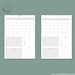 Printable Minimalist Monthly 2024 Planner Simple 8.5x11.5 PDF - Etsy