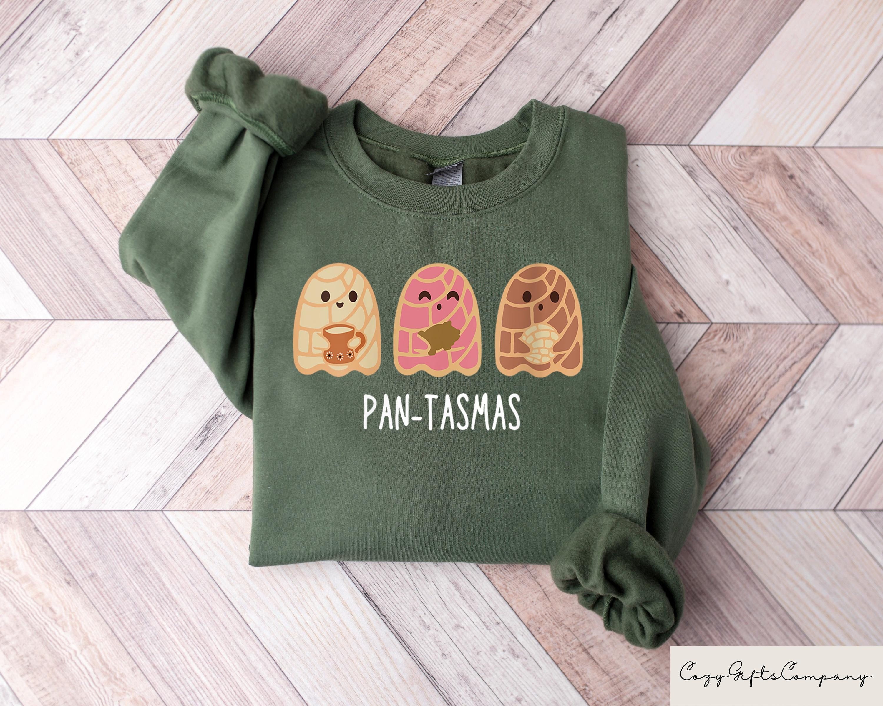 Funny Pantasmas Ghost Pan Dulce Sweatshirt, Cute Ghost Conchas Tees ...