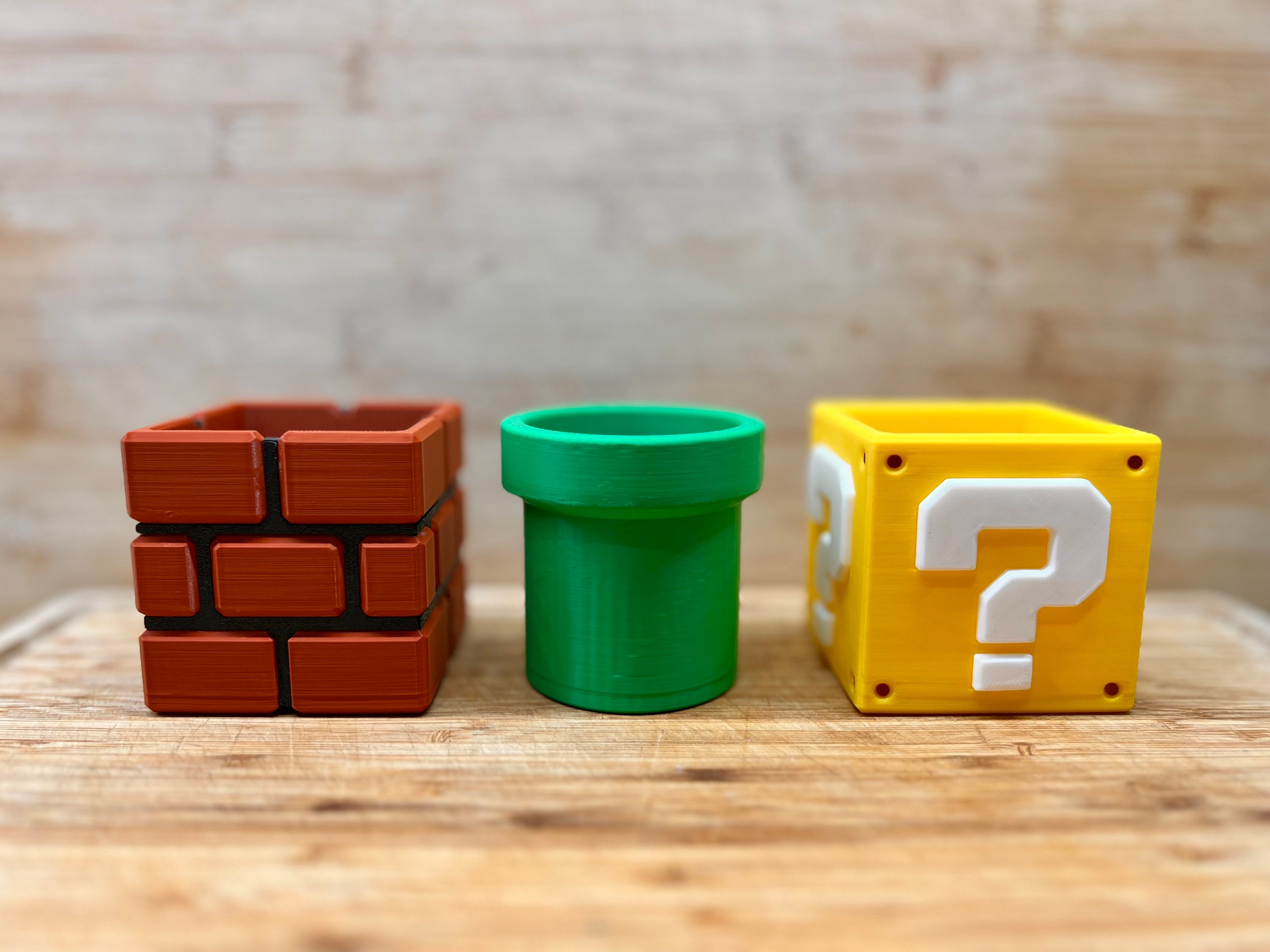 Super Mario Planter/ Plant Pot Set - Etsy