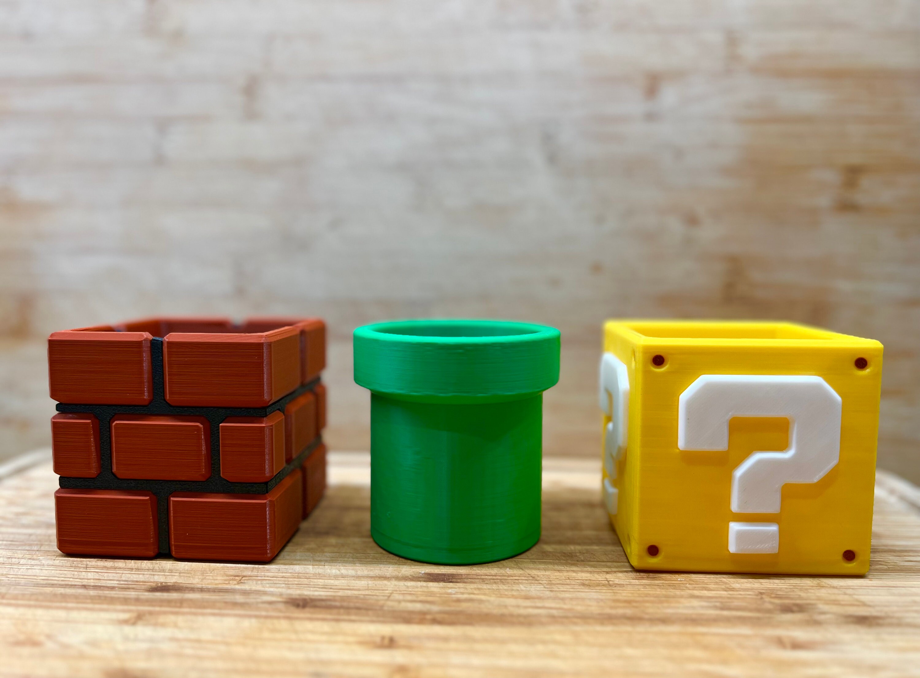 Super Mario Planter/ Plant Pot Set - Etsy