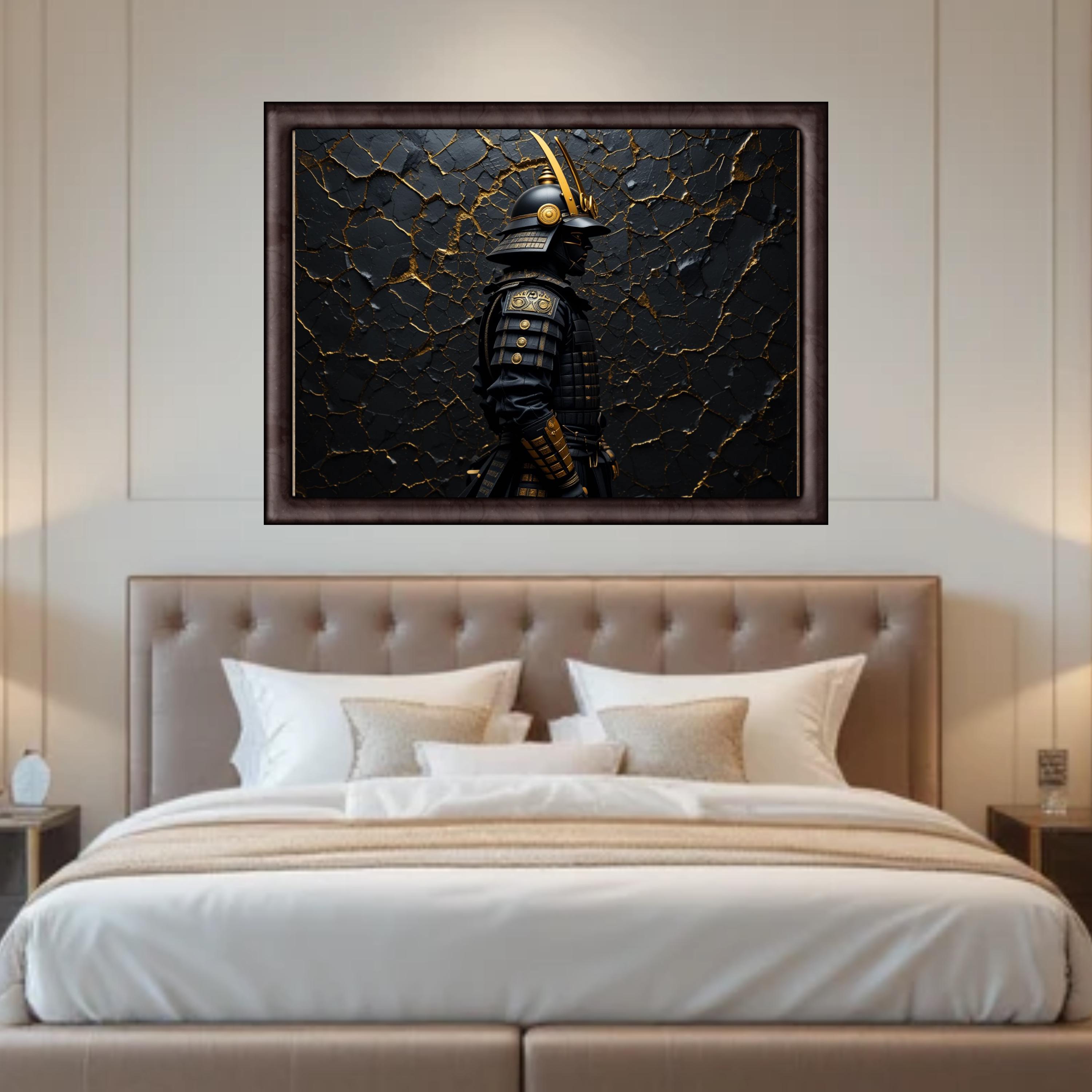 Samurai Art in Black and Gold: Kintsugi Pdf Poster Printable and ...