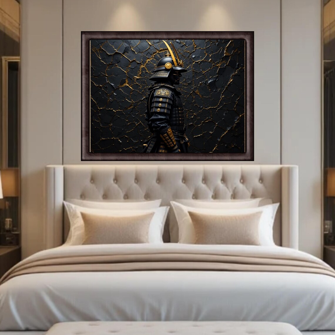 Samurai Art in Black and Gold: Kintsugi Pdf Poster Printable and ...