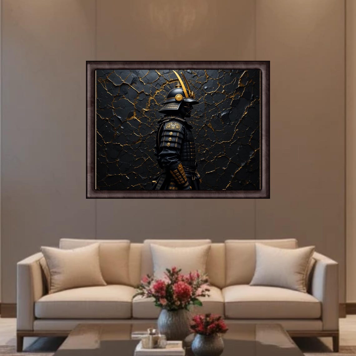 Samurai Art in Black and Gold: Kintsugi Pdf Poster Printable and ...