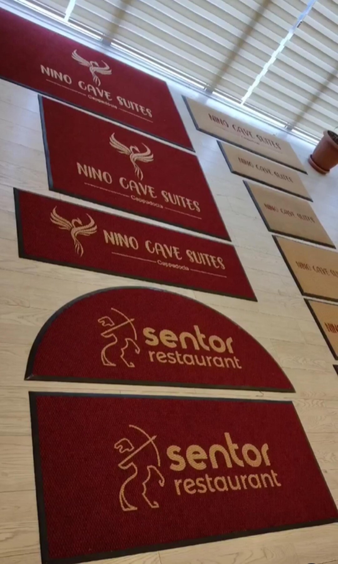 Custom Shape Logo Rugs - Bulk Orders Available, Personalized for Hotels ...