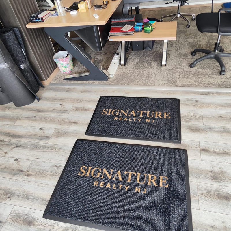Custom Logo Front Door Rug - Etsy Canada
