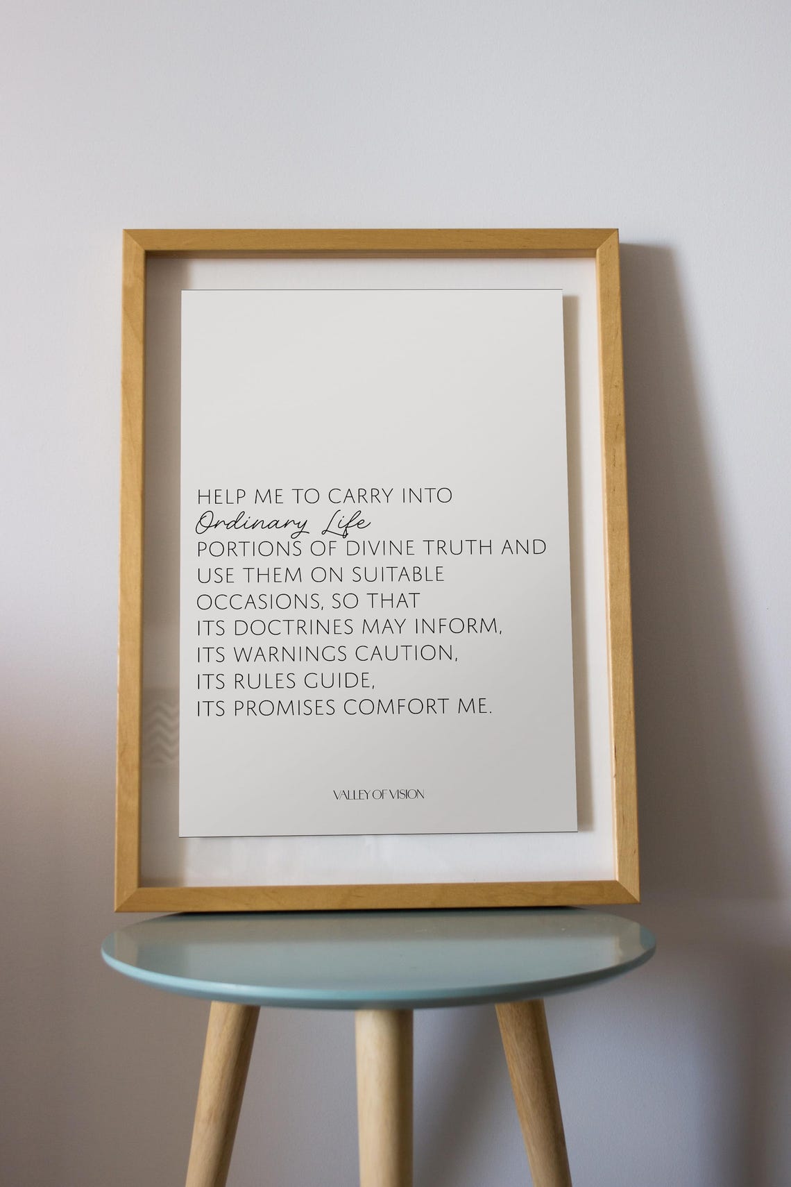 Valley of Vision, DIGITAL WALL ART, Quote, Church Fathers, Reformers ...