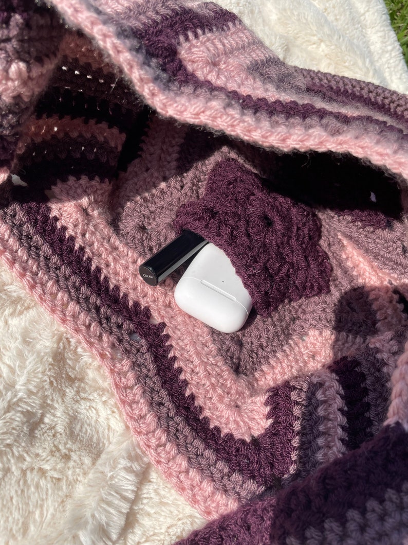 Crochet Star Tote Bag, Beach Bag, Shoulder Bag, Handmade, Star Purse ...