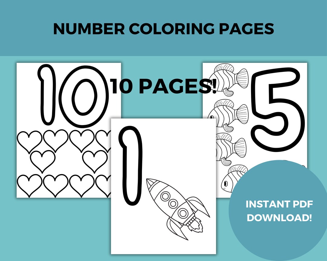 Kids Learning Activity Printable, Kid's Coloring Pages, Preschool ...