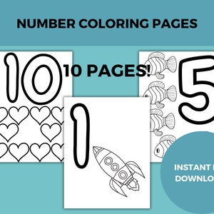 Kids Learning Activity Printable, Kid's Coloring Pages, Preschool ...