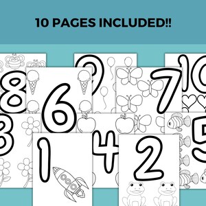 Kids Learning Activity Printable, Kid's Coloring Pages, Preschool ...