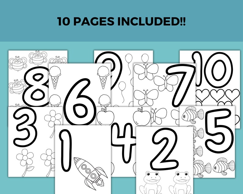 Kids Learning Activity Printable, Kid's Coloring Pages, Preschool ...