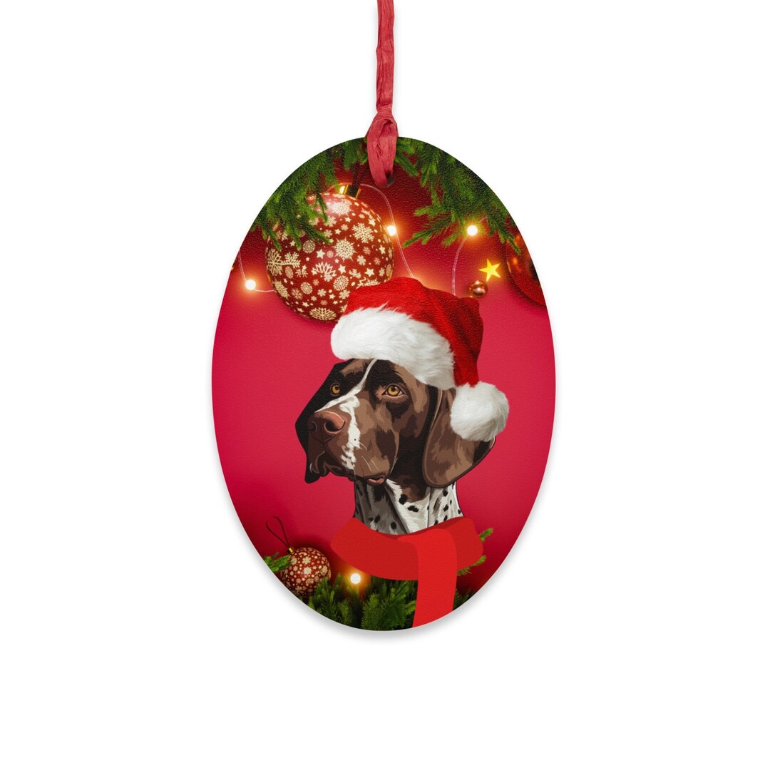 German Shorthaired Pointer GSP Dog Christmas Tree Wood Ornament/magnet ...