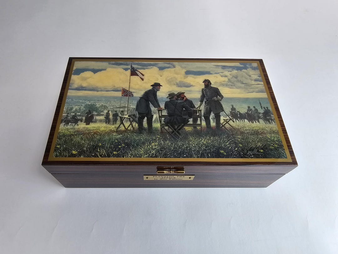 Danbury Mint "planning the Attack" Civil War Valet Box - Etsy
