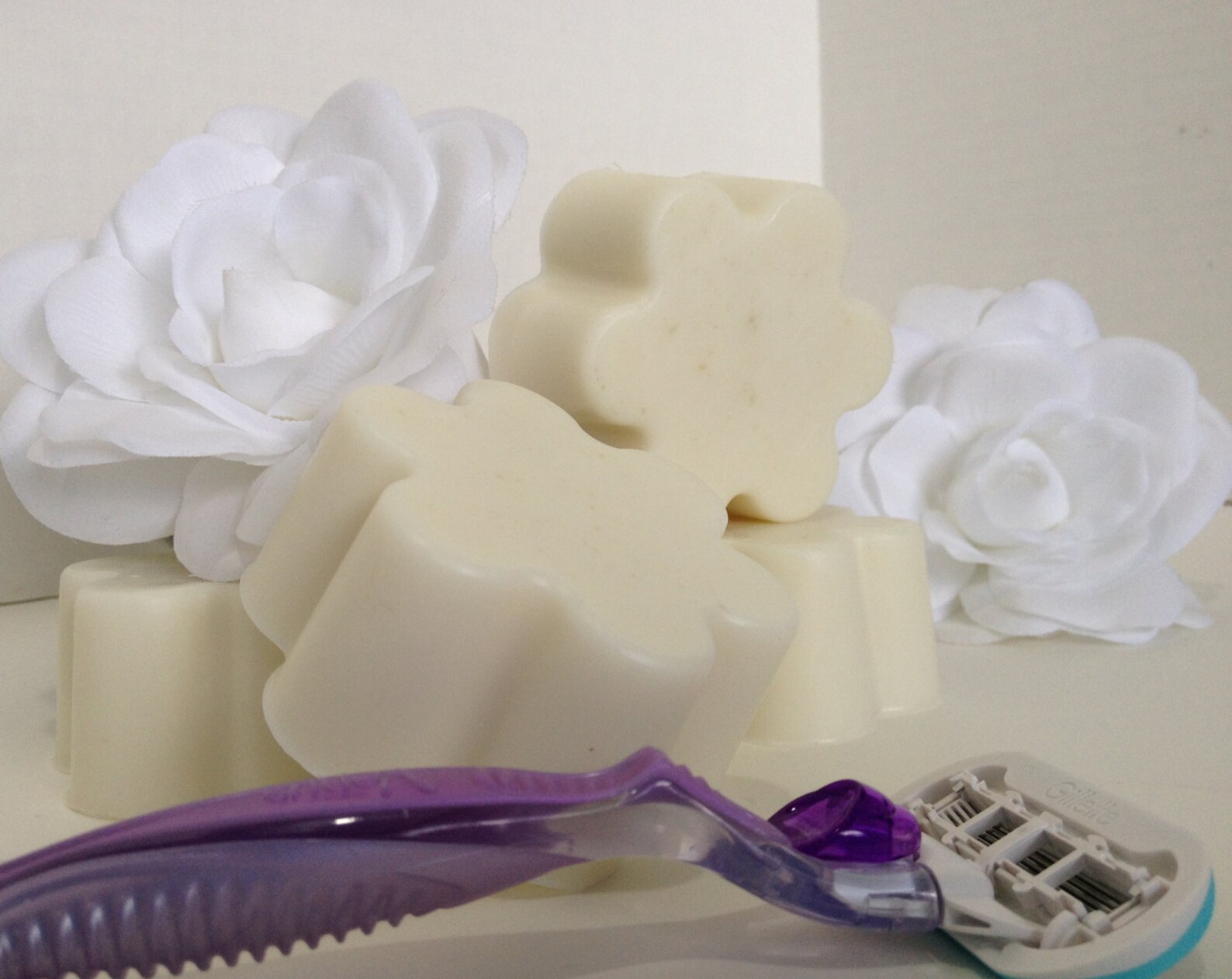 Cape Jasmine Natural Clay Shaving Soap - Set of 4 - Sensual Floral ...