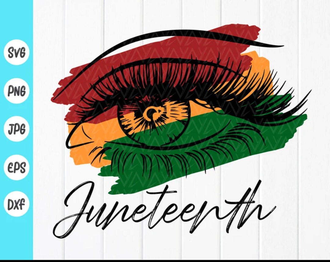 Juneteenth Eye Png Svg - Etsy