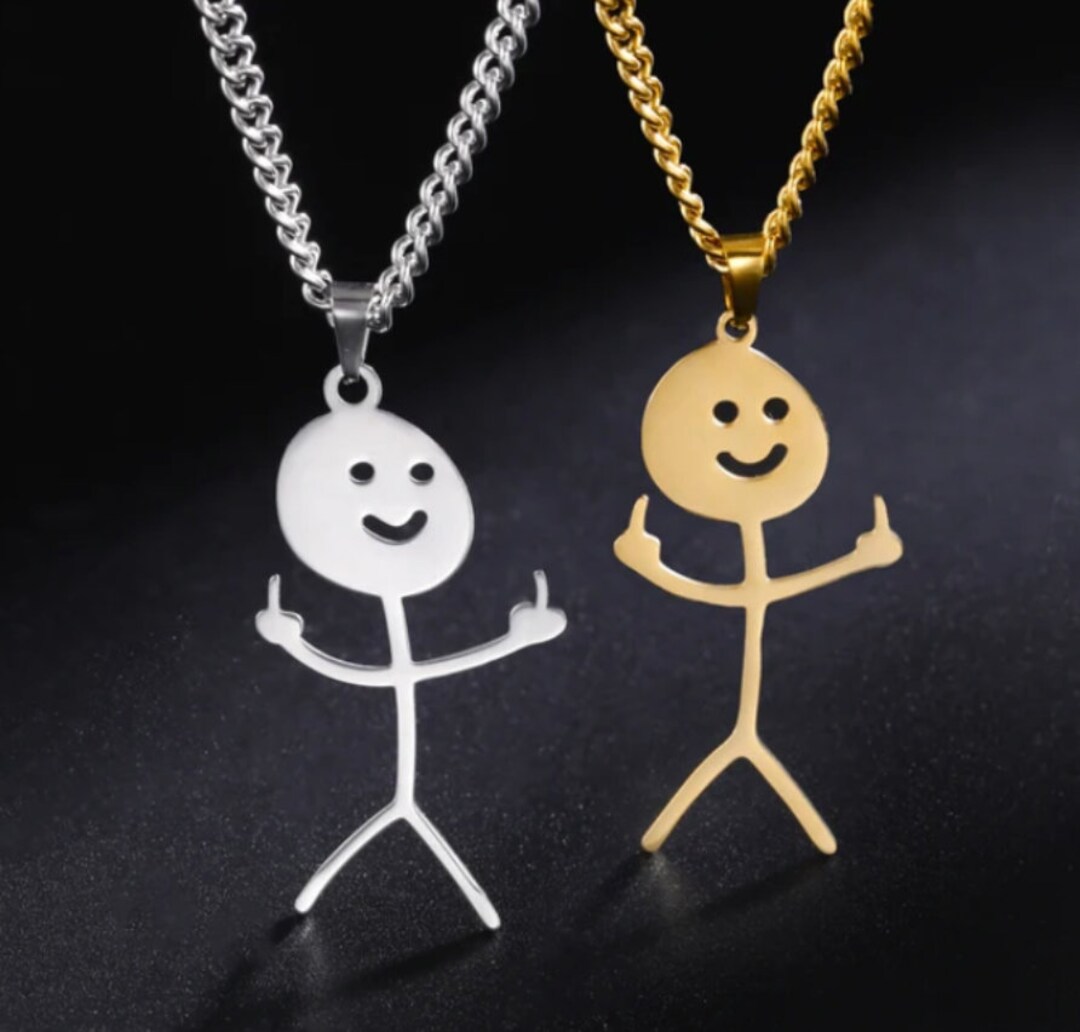 Middle Finger Stickman - Etsy