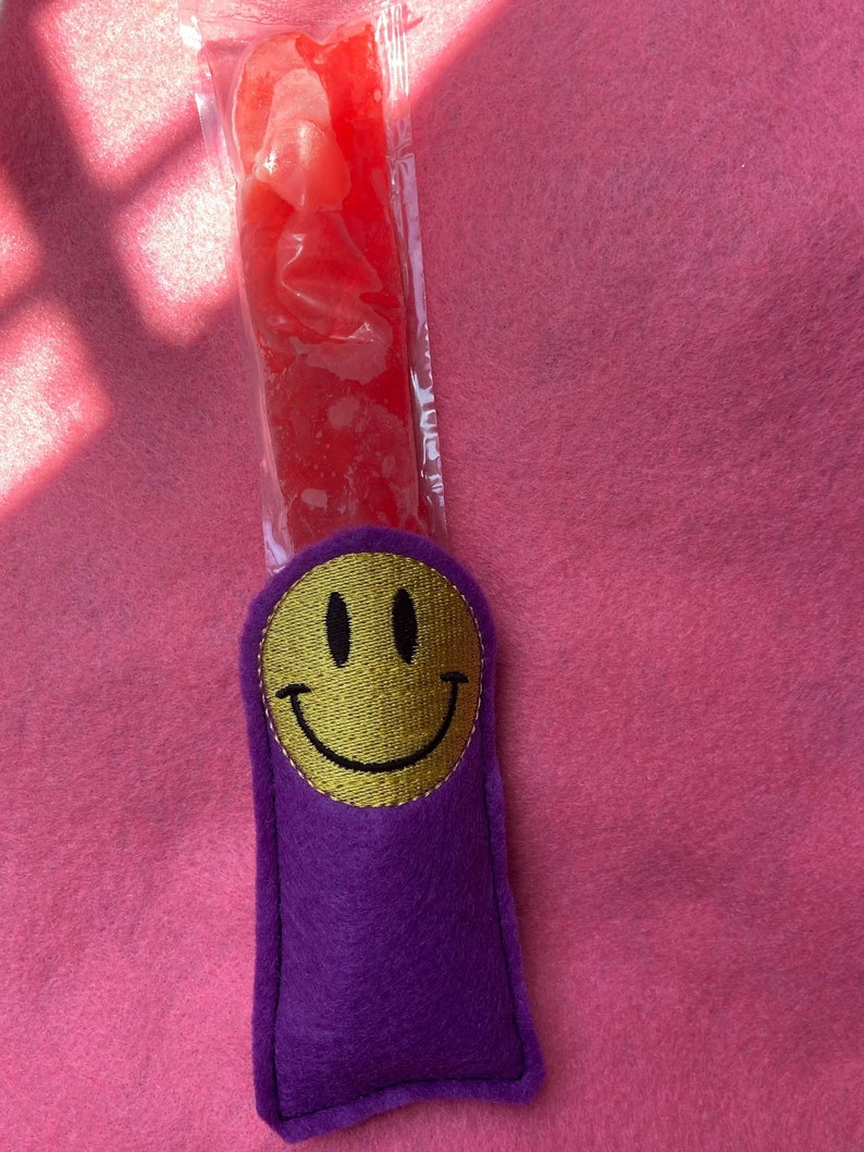 Embroidered Smiley Popsicle/freezepop Holder, Digital File, 4X4 Hoop ...
