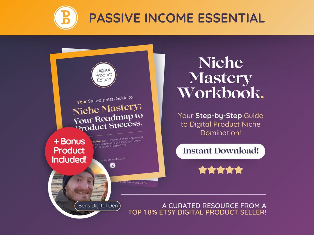 Niche Down Mastery Workbook, How to Find Your Digital Product Niche ...