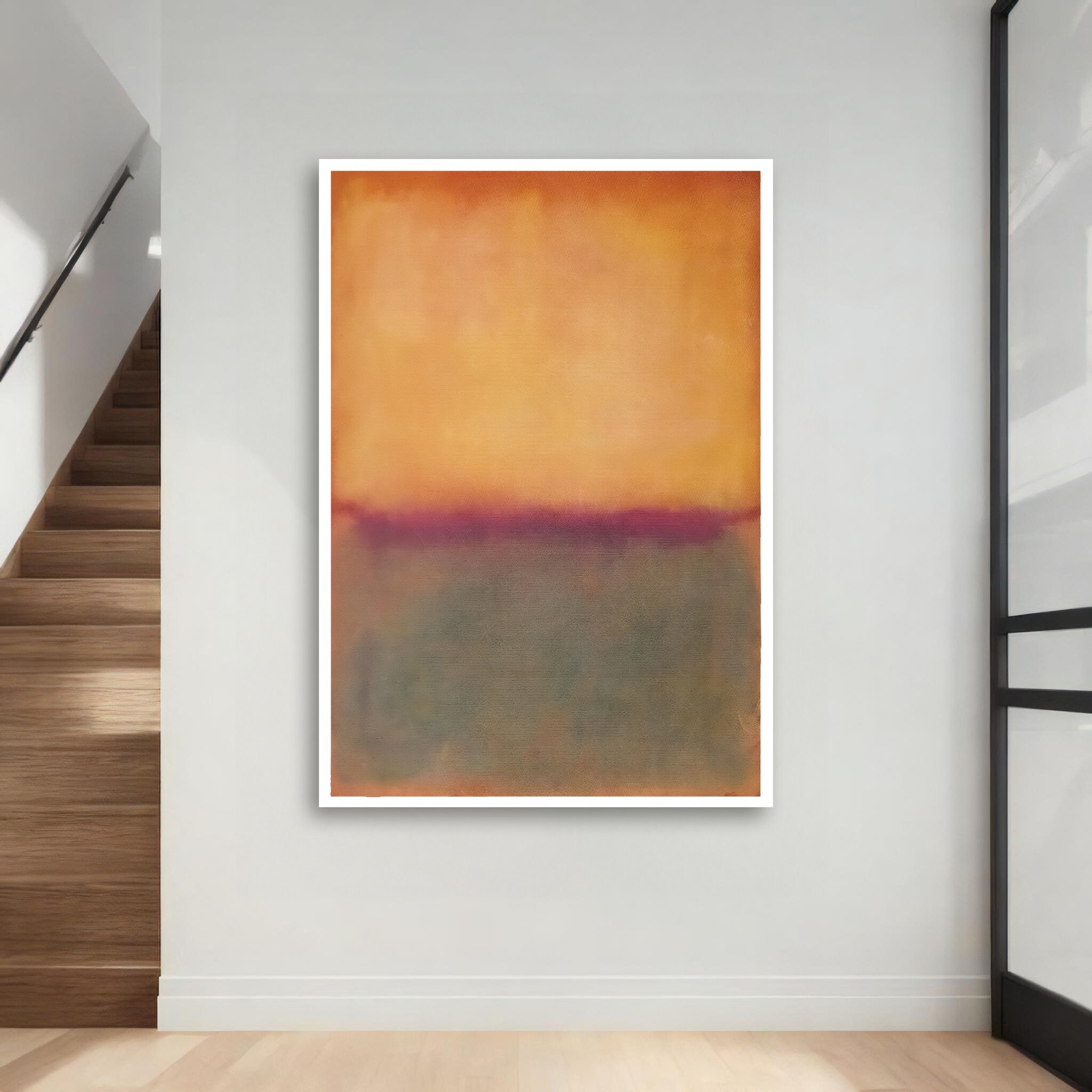 Pastel Tones of Modern Art - Mark Rothko Inspired Abstract Canvas ...