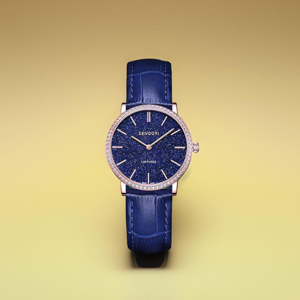 Blue Sandstone Watch, Sand Stone Watch, Classic Ladies Watch, Unisex ...