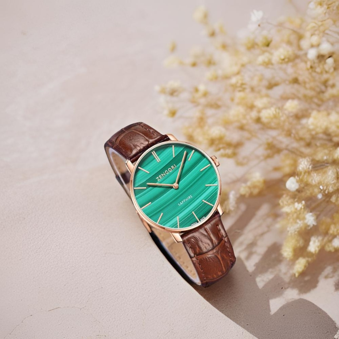 Malachite Watch,watches for Women,gemstone Watch,birthday Gift ...