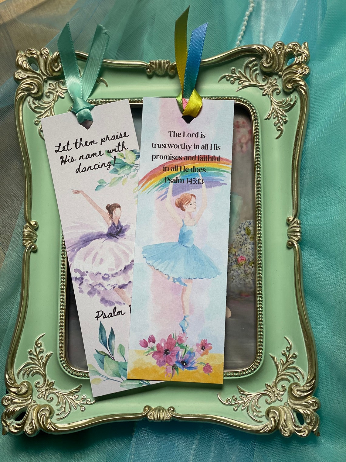 Christian Ballet/ Dance Praise and Worship Bookmarks for Girls and ...